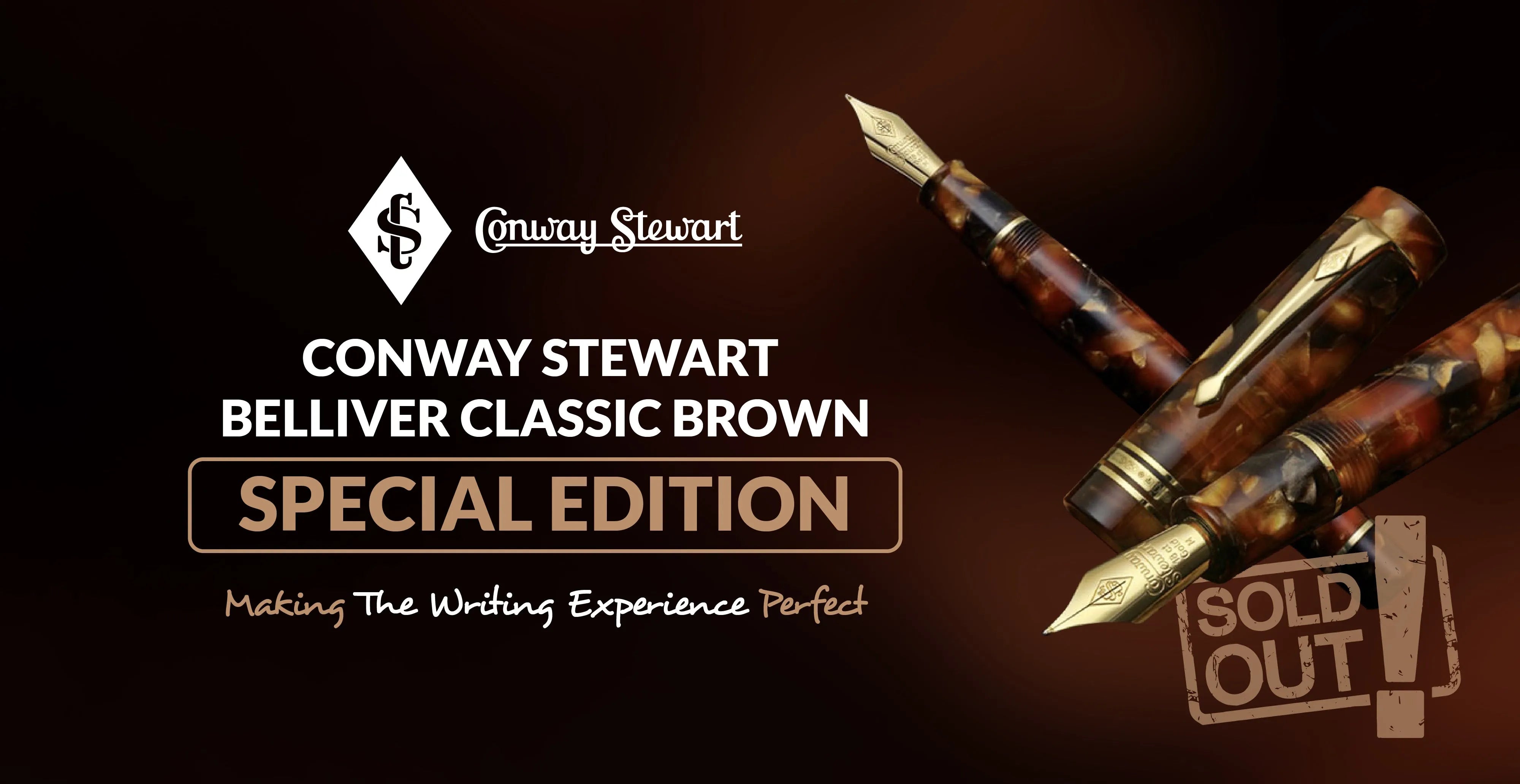 Conway Stewart - Belliver Classic Brown Special Edition | Conway Stewart