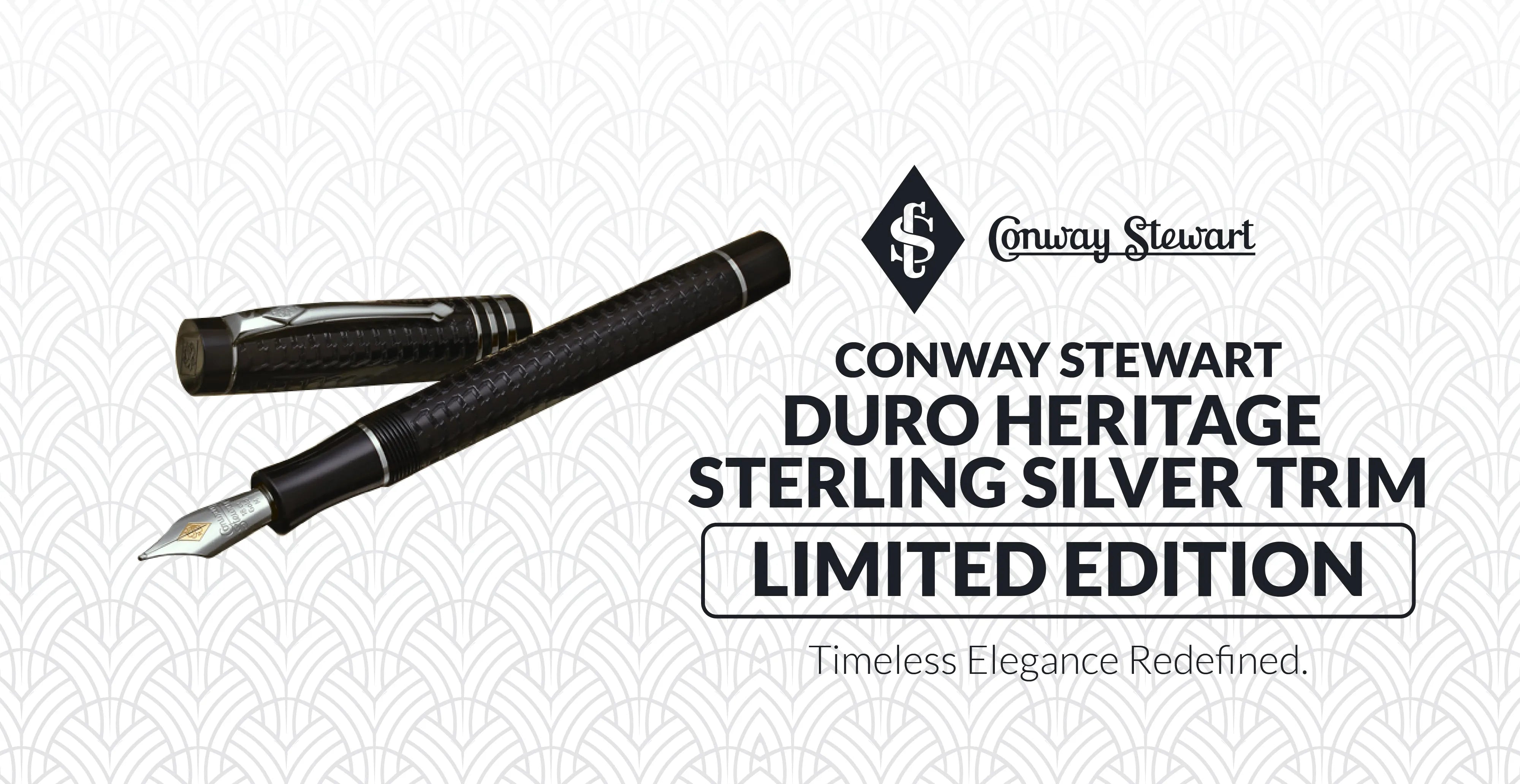 Conway Stewart Duro Heritage Sterling Silver Trim Limited Edition | Conway Stewart