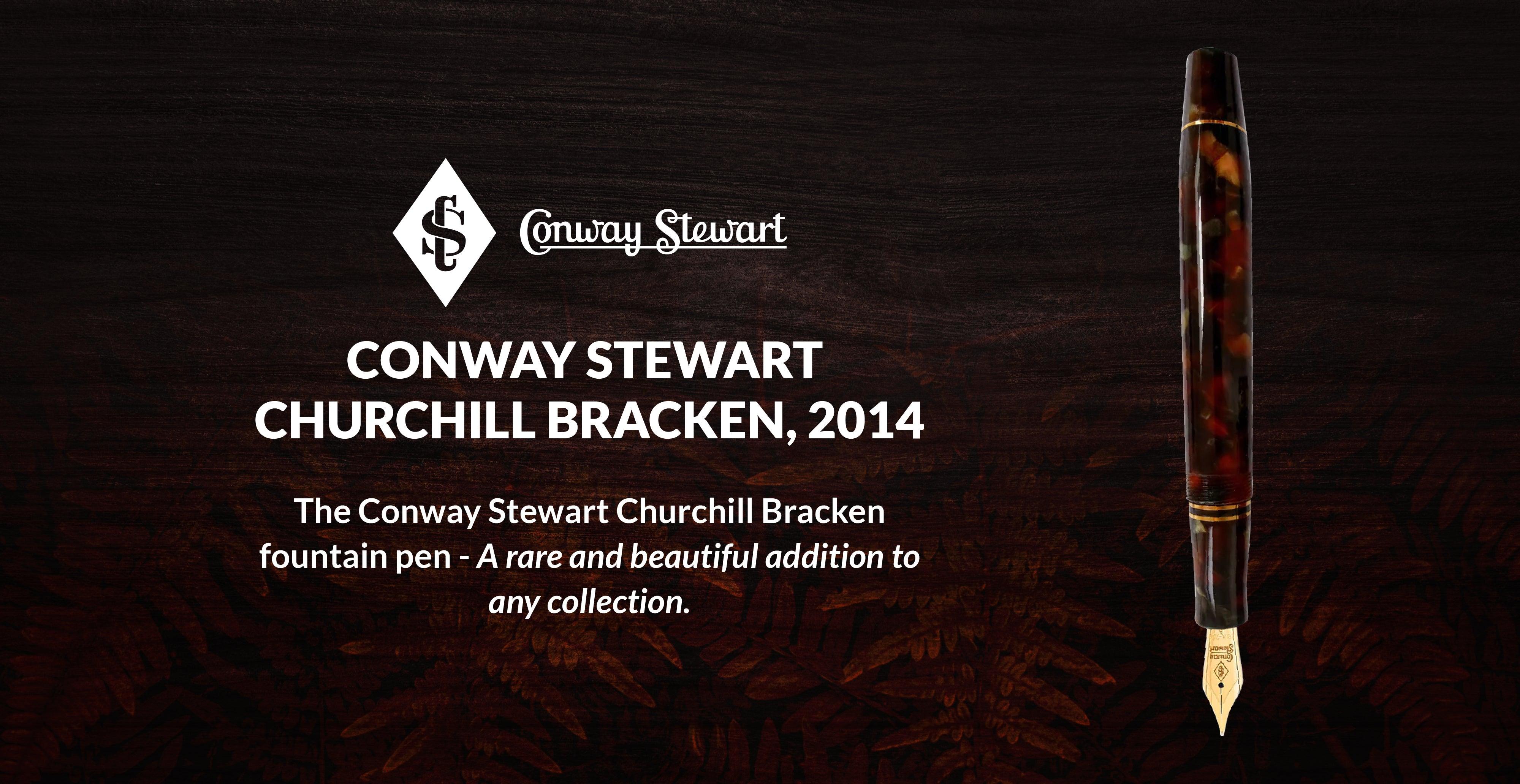 Conway Stewart Churchill Bracken - Rare and Beautiful Fountain Pen | Conway Stewart