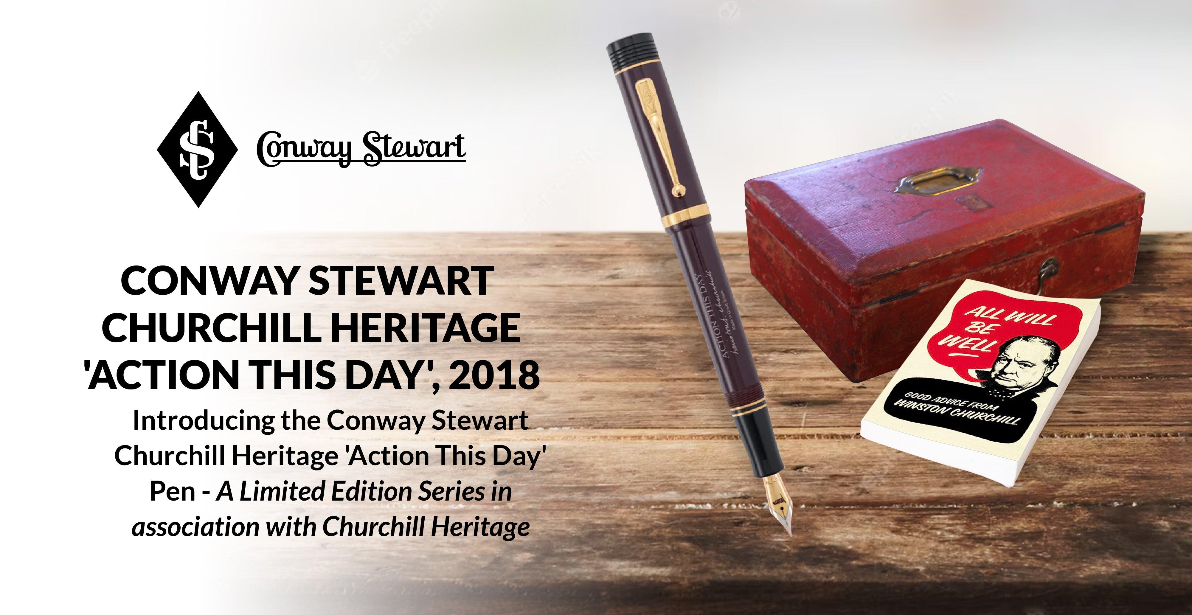 The Churchill Heritage Conway Stewart Collection: A Pen for Action | Conway Stewart