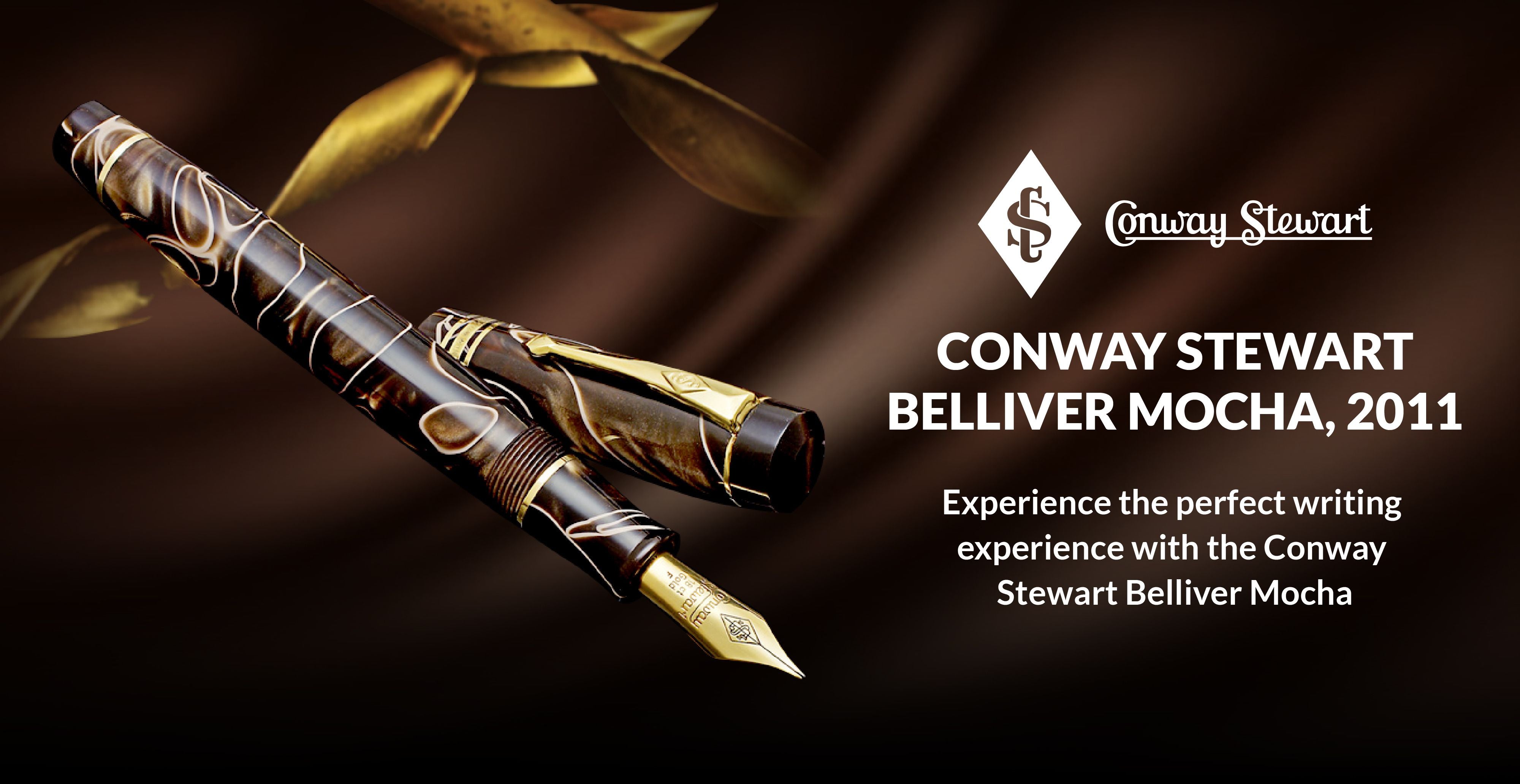 Conway Stewart Belliver Mocha: The Perfect Writing Experience | Conway Stewart