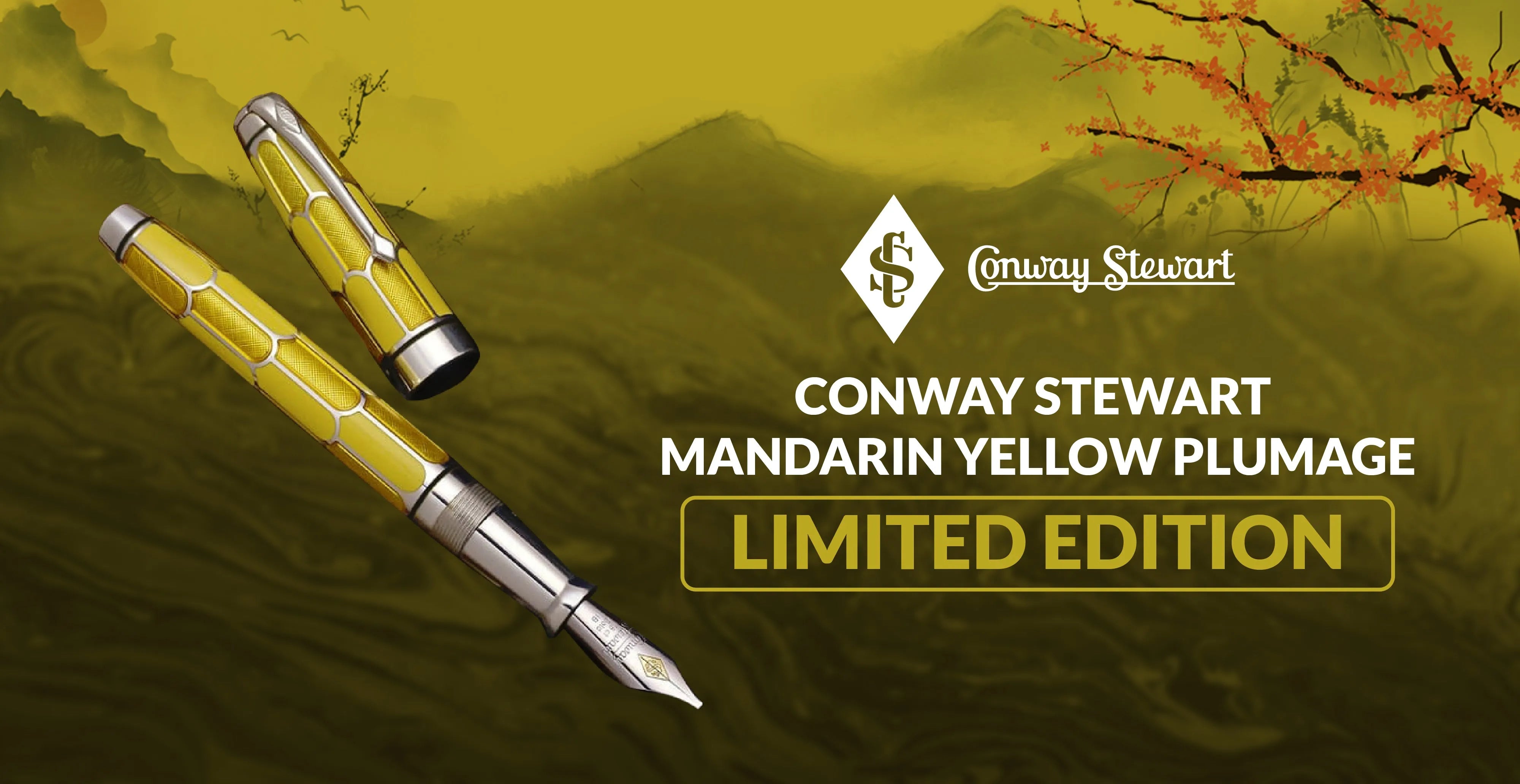 Mandarin Yellow Plumage Limited Edition – Conway Stewart