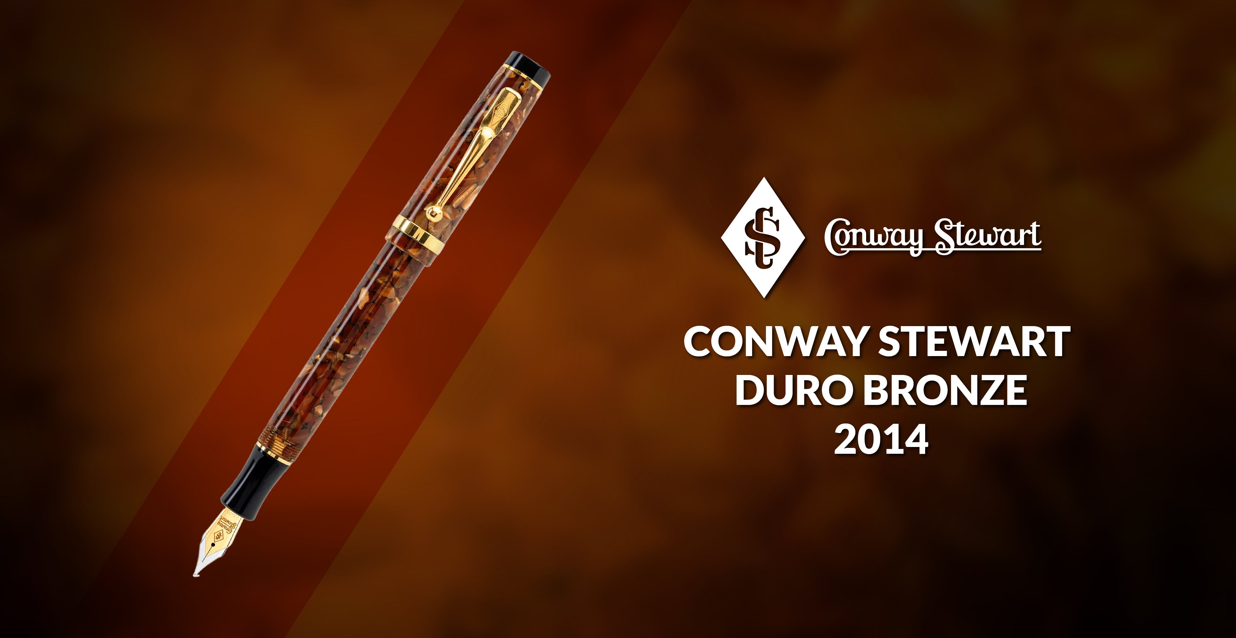 Conway Stewart Duro Bronze Fountain Pen - Classic British Elegance ...