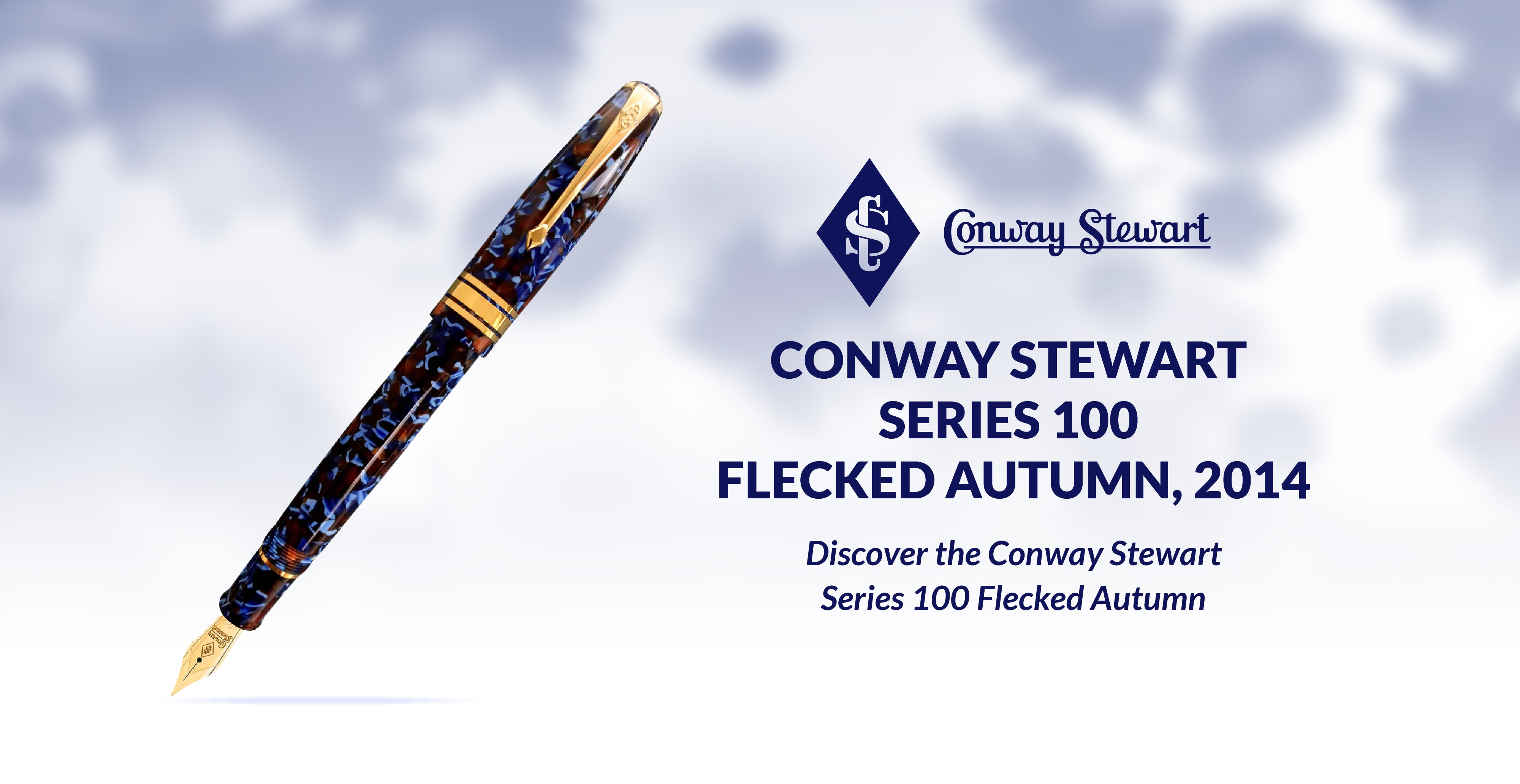 Conway Stewart Series 100 Flecked Autumn - Limited Edition Luxury ...