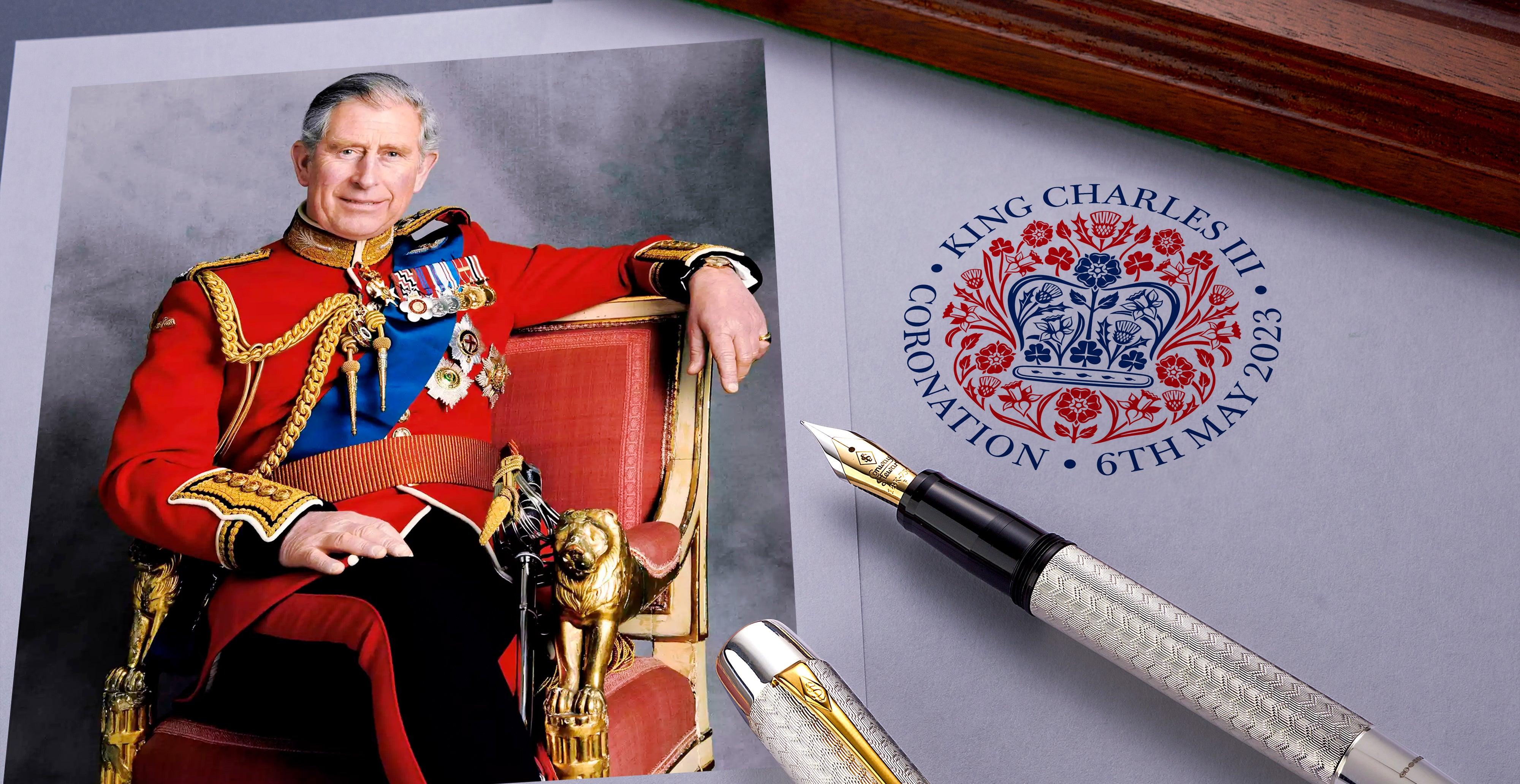 King Charles III Coronation Pen: Limited Edition Sterling Silver ...
