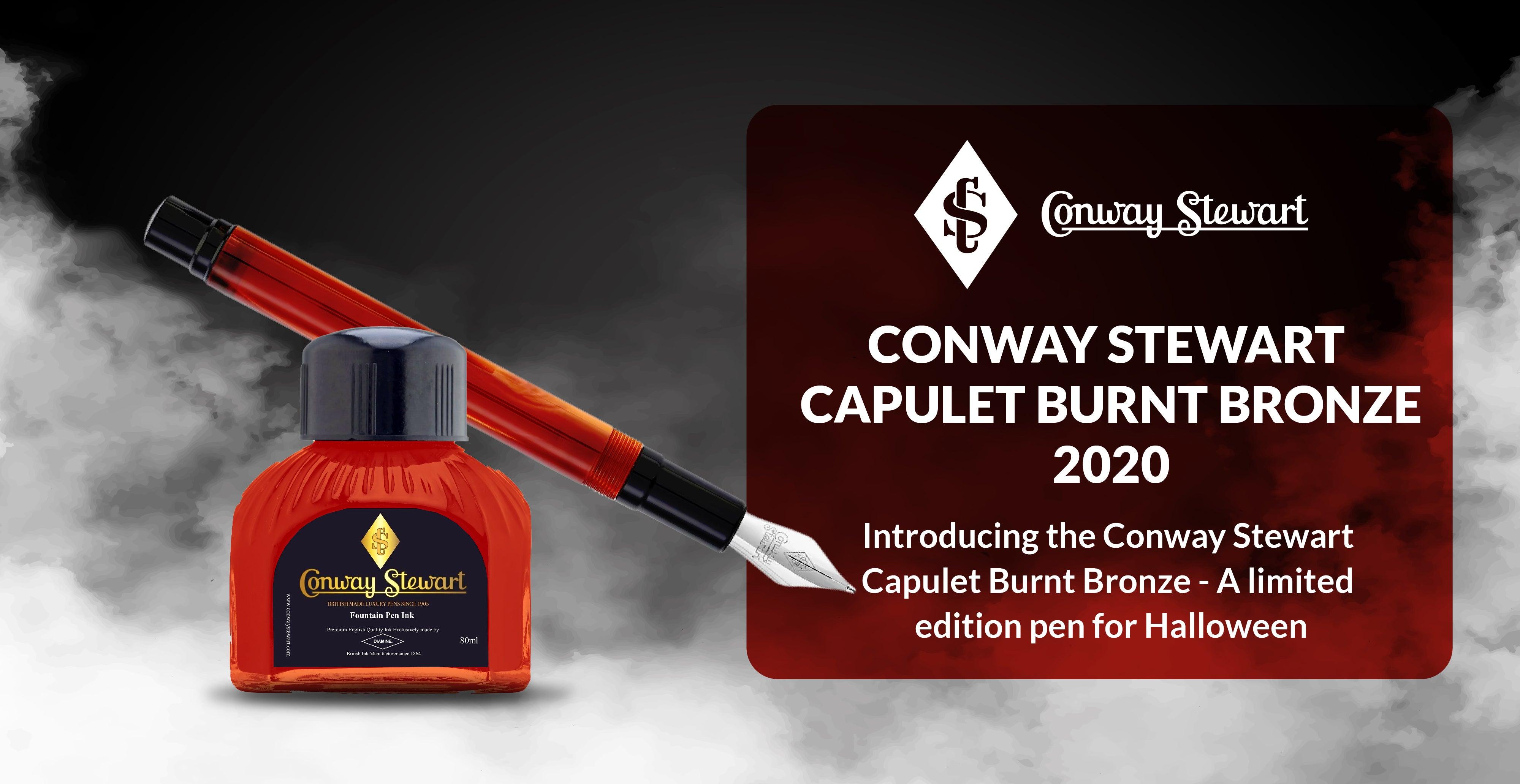 Conway Stewart Capulet Burnt Bronze - Limited Edition Halloween Pen ...