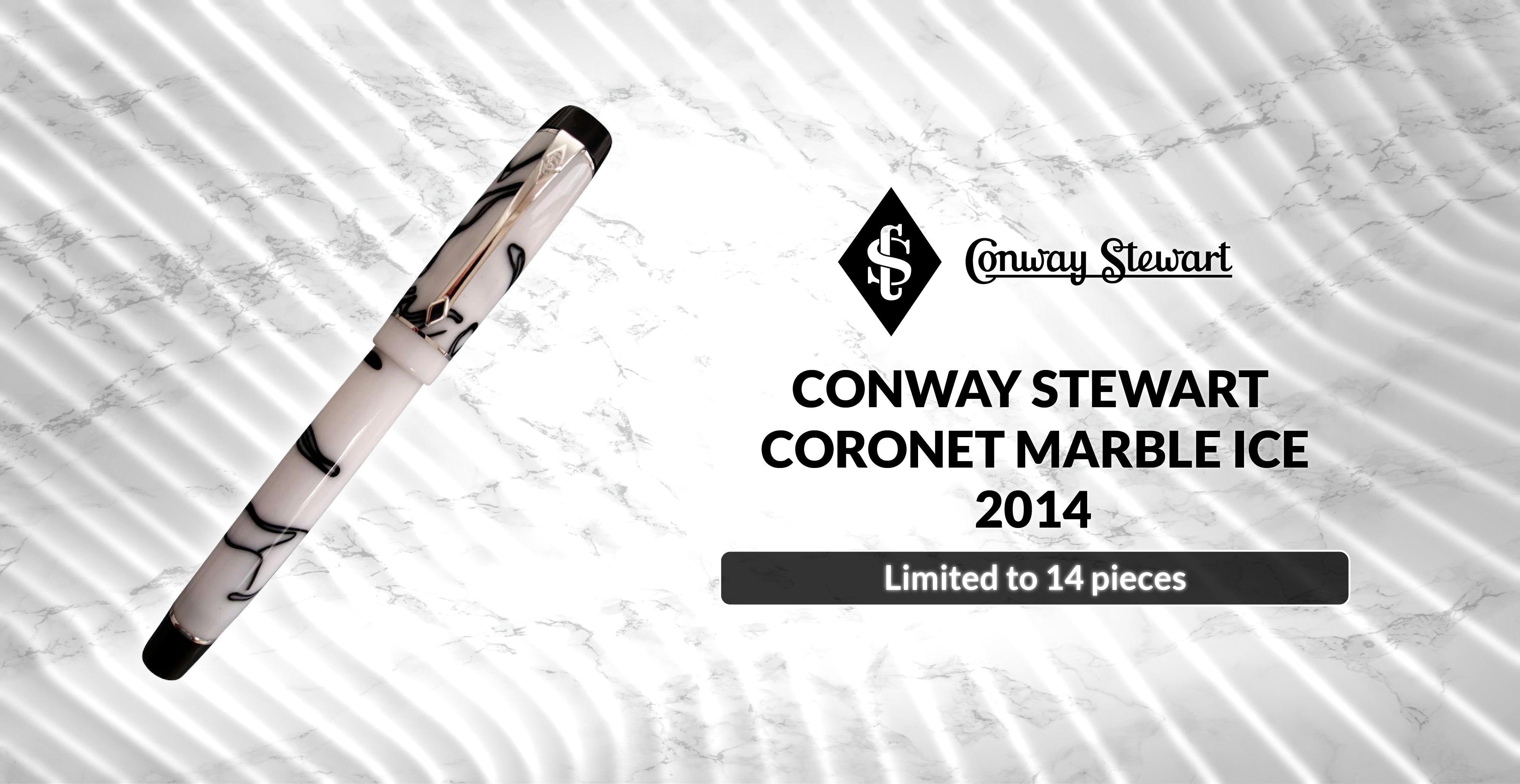 Get Your Hands on the Exclusive Conway Stewart Coronet Marble Ice Pen ...