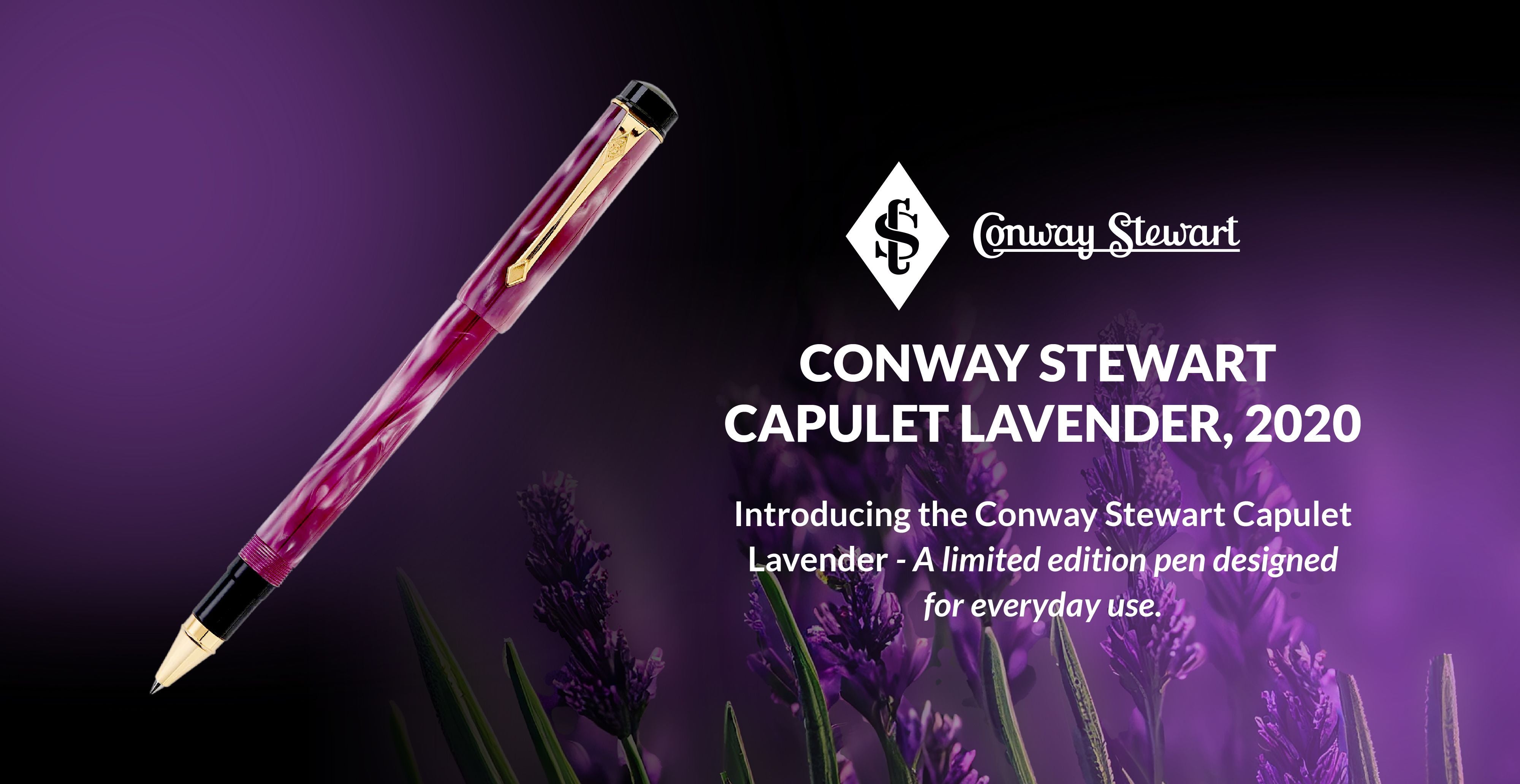 Conway Stewart Capulet Lavender: Limited Edition Pen for Everyday Use ...