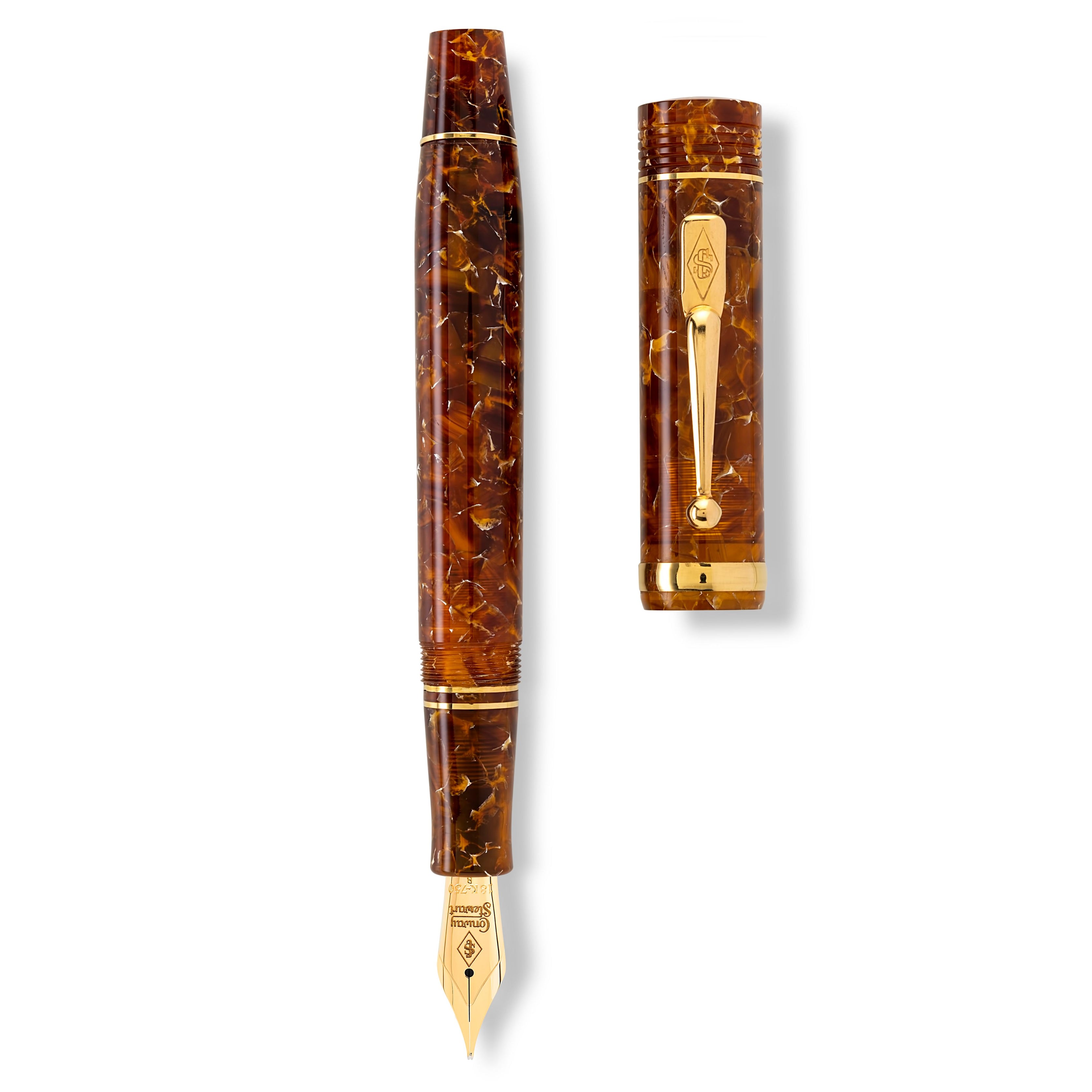 Conway Stewart Churchill Amber - Limited Edition Fountain Pen
