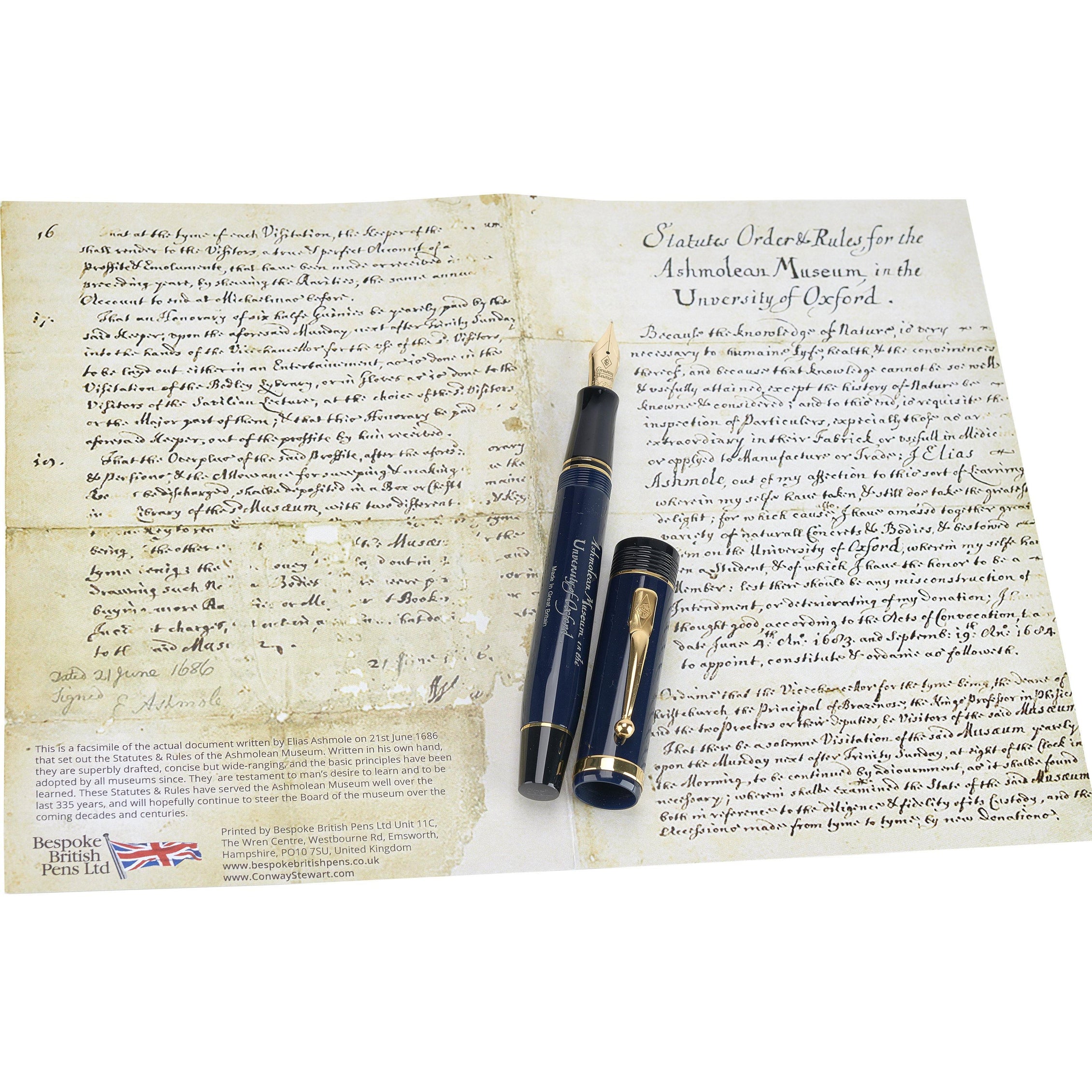 Conway Stewart Churchill Ashmolean John Ruskin Pen - Exquisite Design ...
