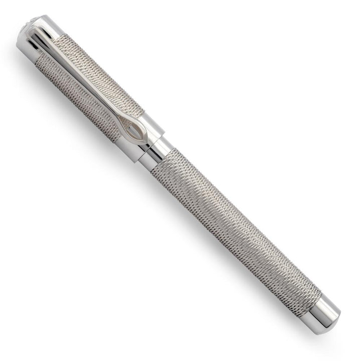 Conway Stewart Jack Row Mirage Silver Finish Fountain Pen | Conway Stewart