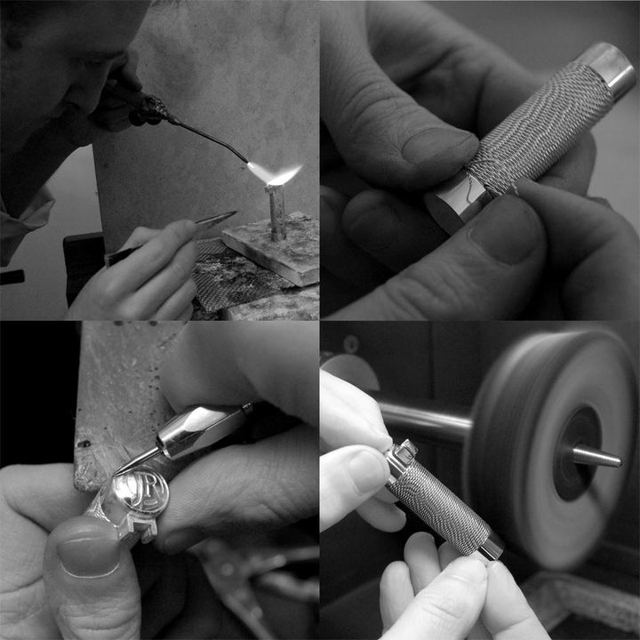 Conway Stewart Jack Row Mirage Silver Finish Fountain Pen | Conway Stewart