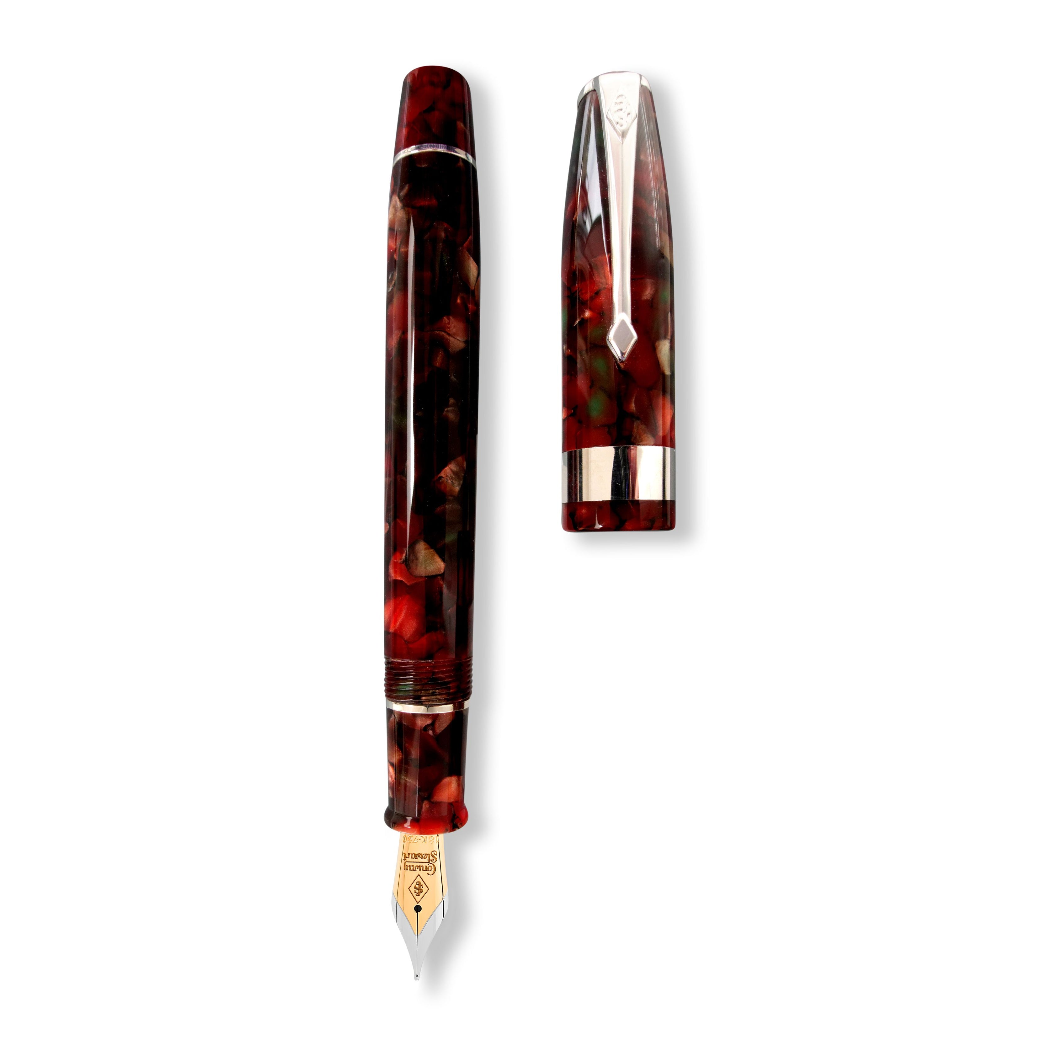 Limited Edition Conway Stewart Series 100 Poinsettia Fountain Pen ...
